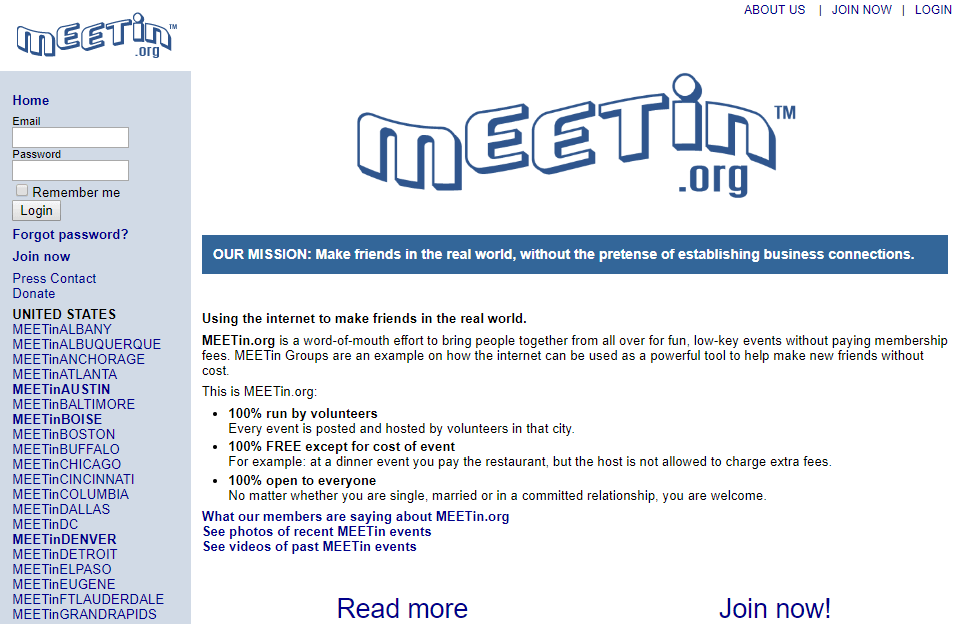 Top 11 websites like MeetUp - SkyTechosting