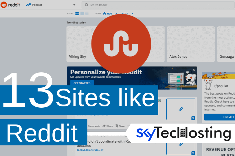 13 Best Reddit Alternatives 2022 | Sites like Reddit - SkyTechosting